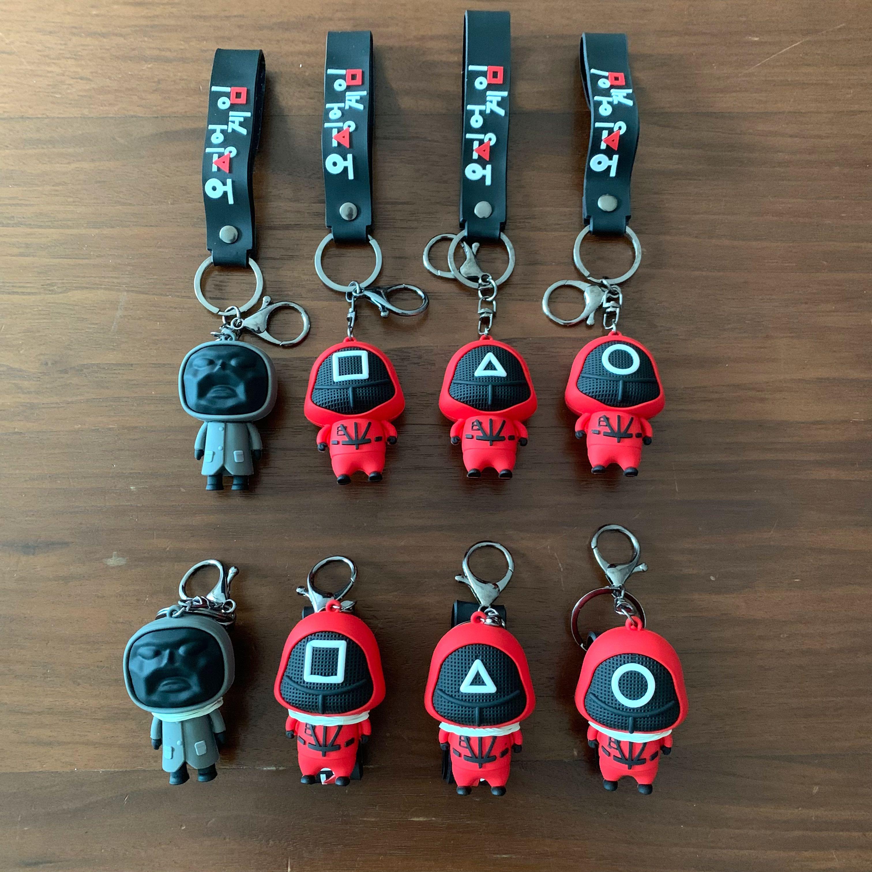 Squid Game Keychain, Hobbies & Toys, Toys & Games on Carousell