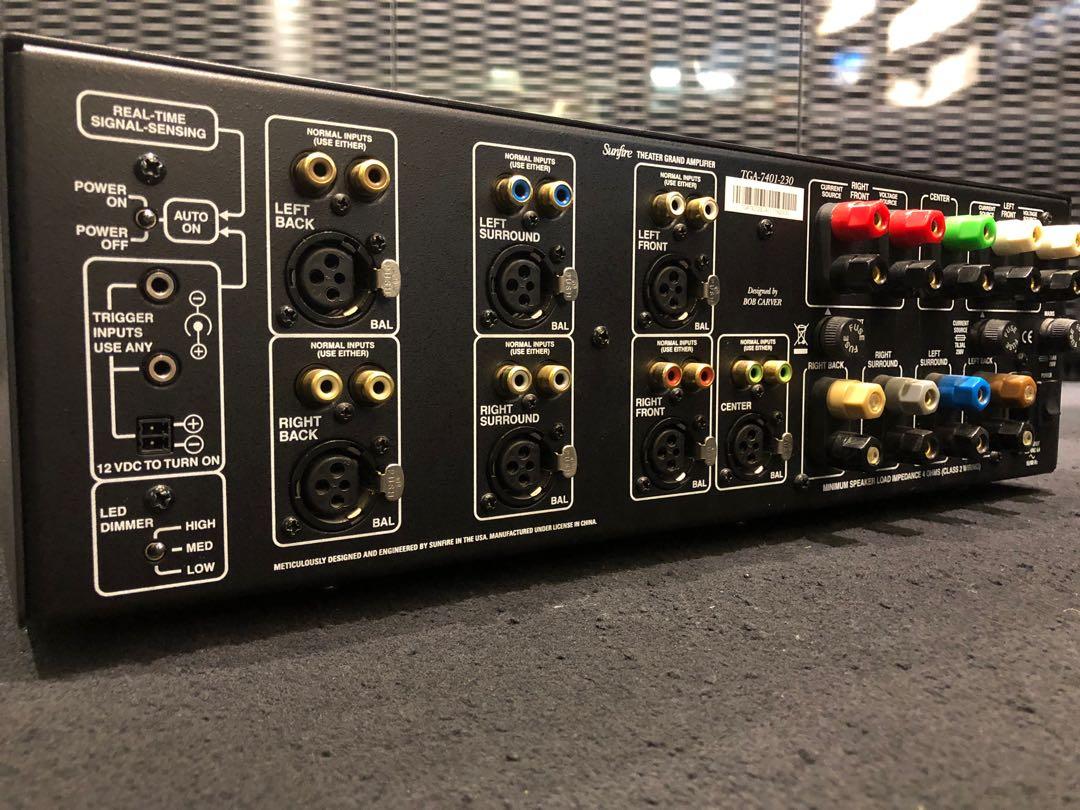 SunFire TGA-7401-230 7 channel Power Amplifier, Audio, Soundbars ...