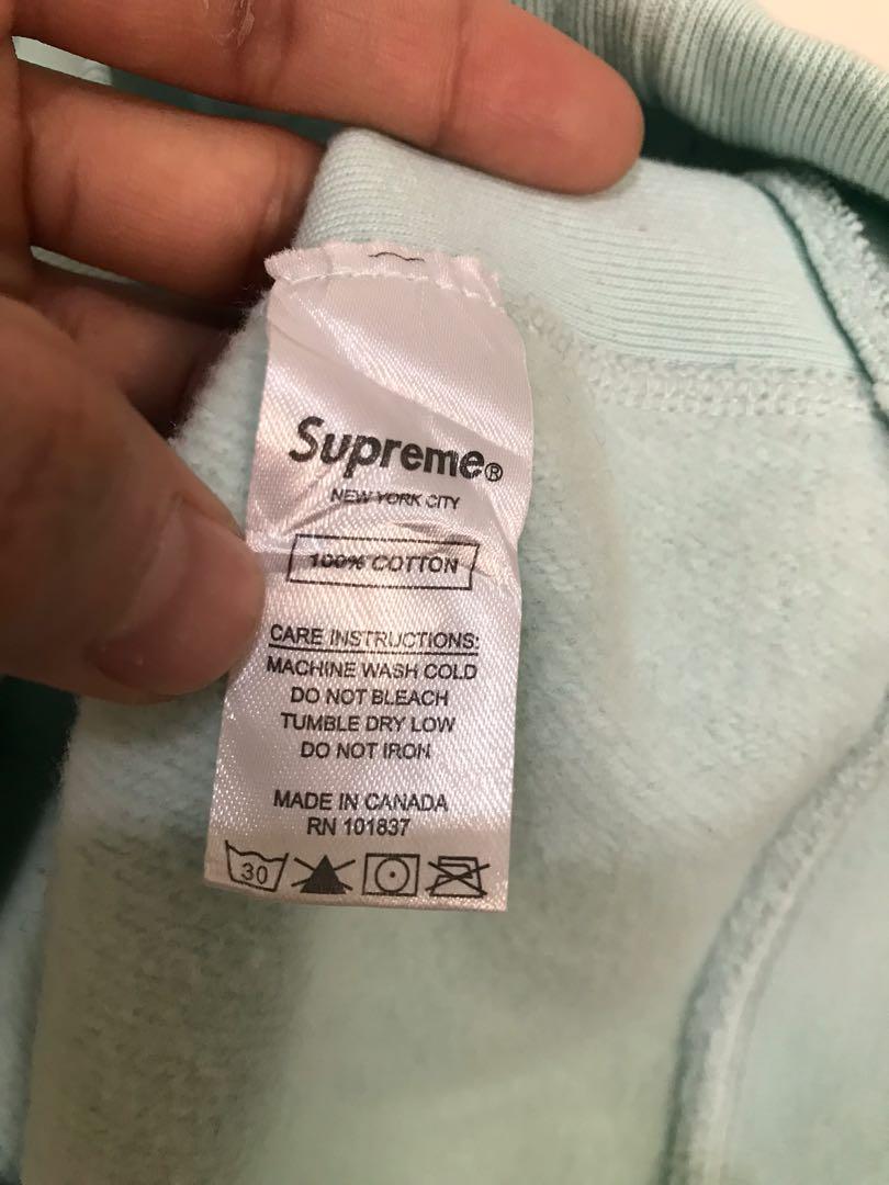 Supreme Ice Blue Box Logo, Men's Fashion, Tops & Sets, Hoodies on Carousell