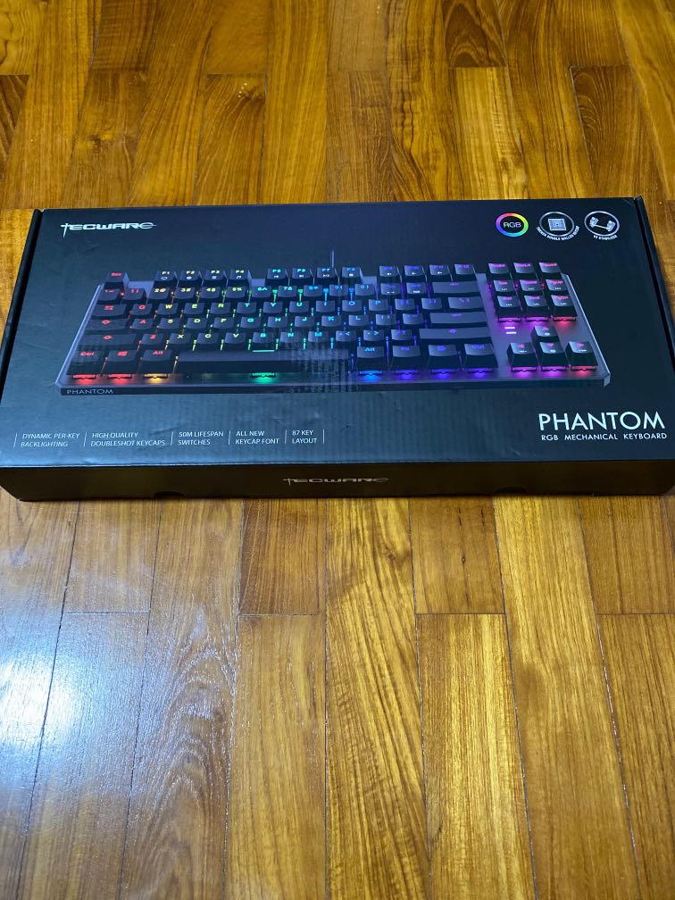 TECWARE PHANTOM 87 RGB MECHANICAL KEYBOARD, Computers & Tech, Parts ...
