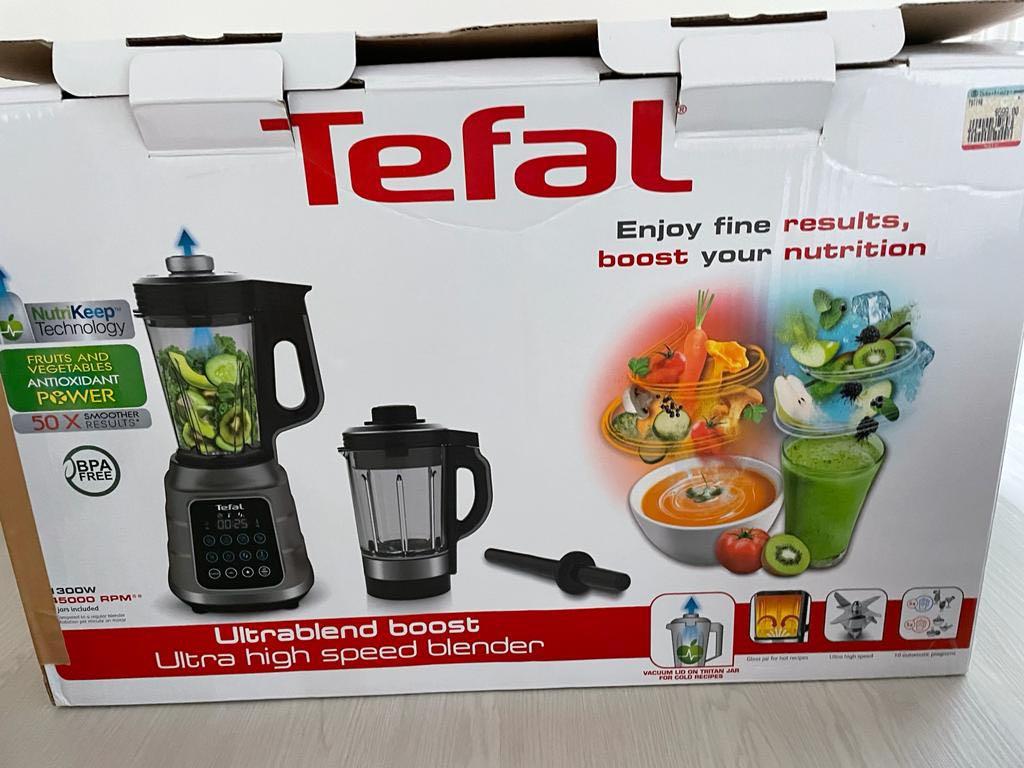 TEFAL BL985 ULTRABLEND BOOST VACUUM COOKING HIGH SPEED BLENDER, TV ...