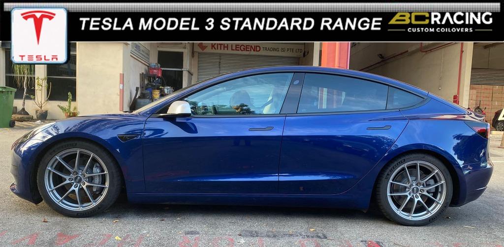 TESLA MODEL 3 STANDARD RANGE - BC ( BR-RS ) Coilovers, Car Accessories ...