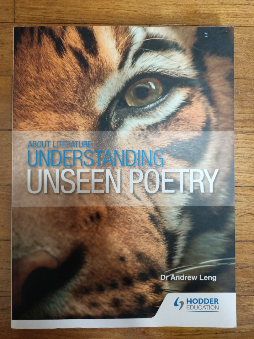 Understanding Unseen Poetry guidebook, Hobbies & Toys, Books ...
