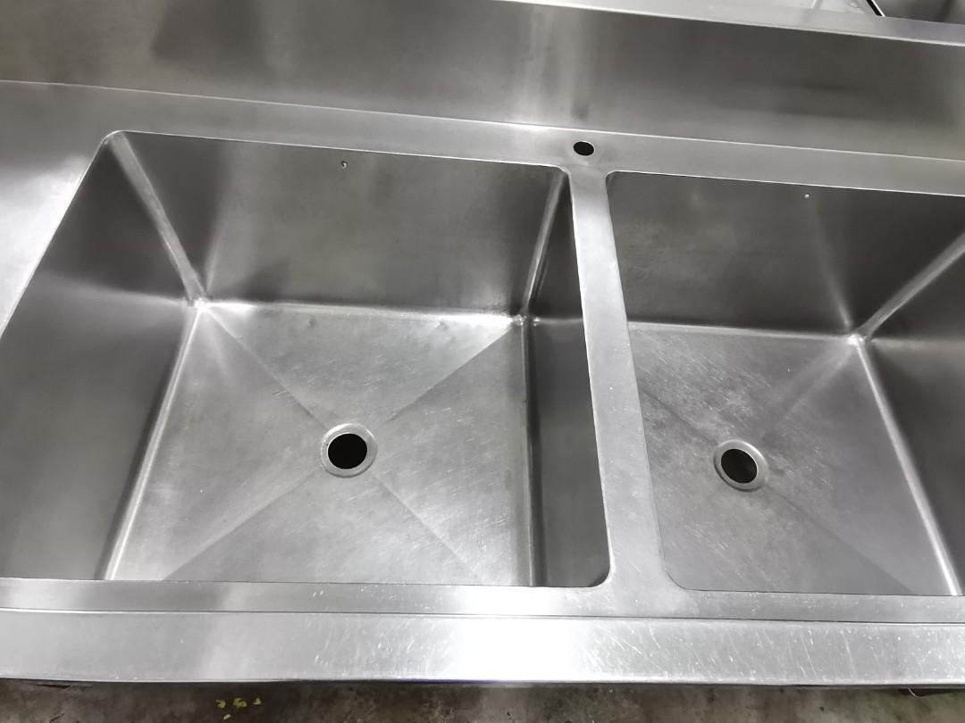 Used Stainless steel sink, Furniture & Home Living, Bathroom & Kitchen ...