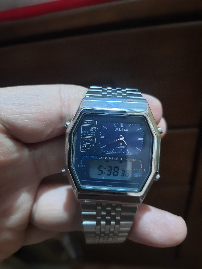 Vintage Alba Ana Digi watch, Hobbies & Toys, Memorabilia & Collectibles ...