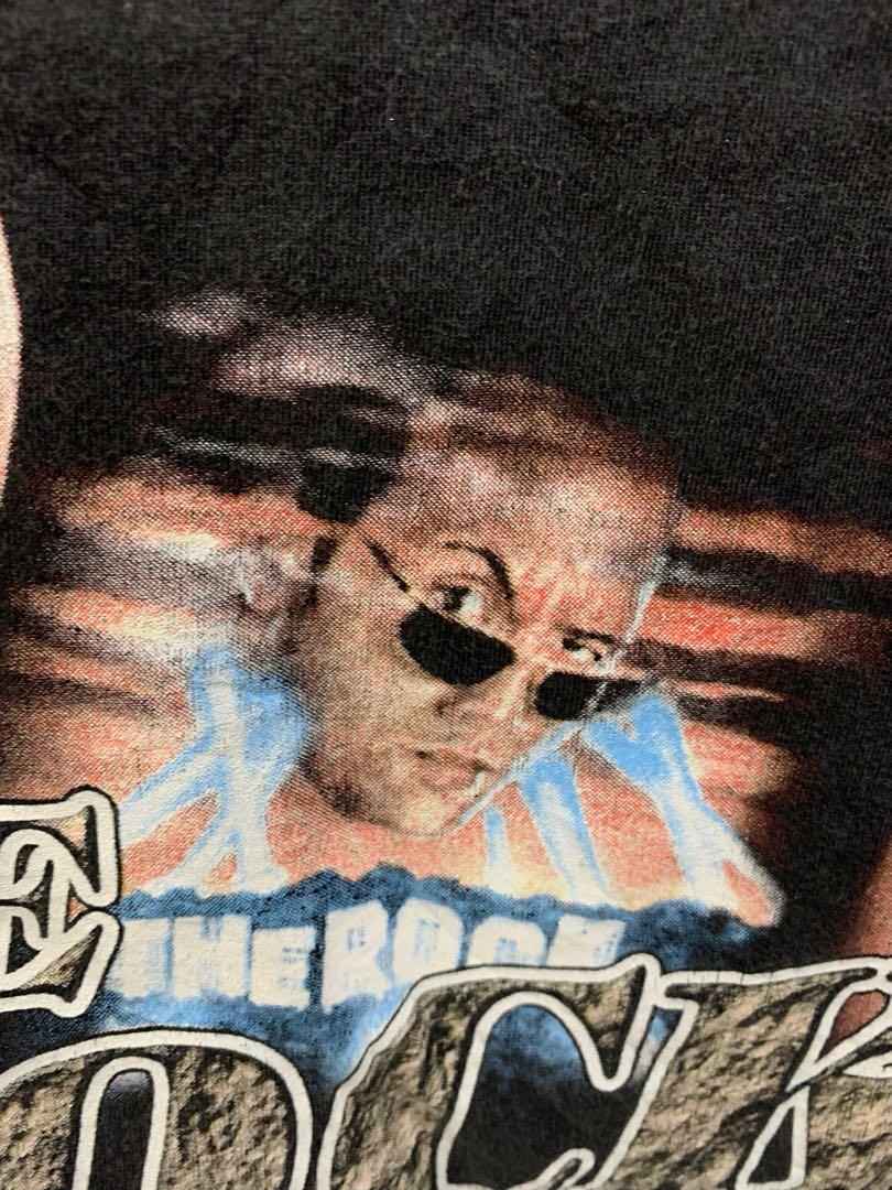 Vintage Bootleg The Rock WWE Tshirt, Men's Fashion, Tops & Sets ...