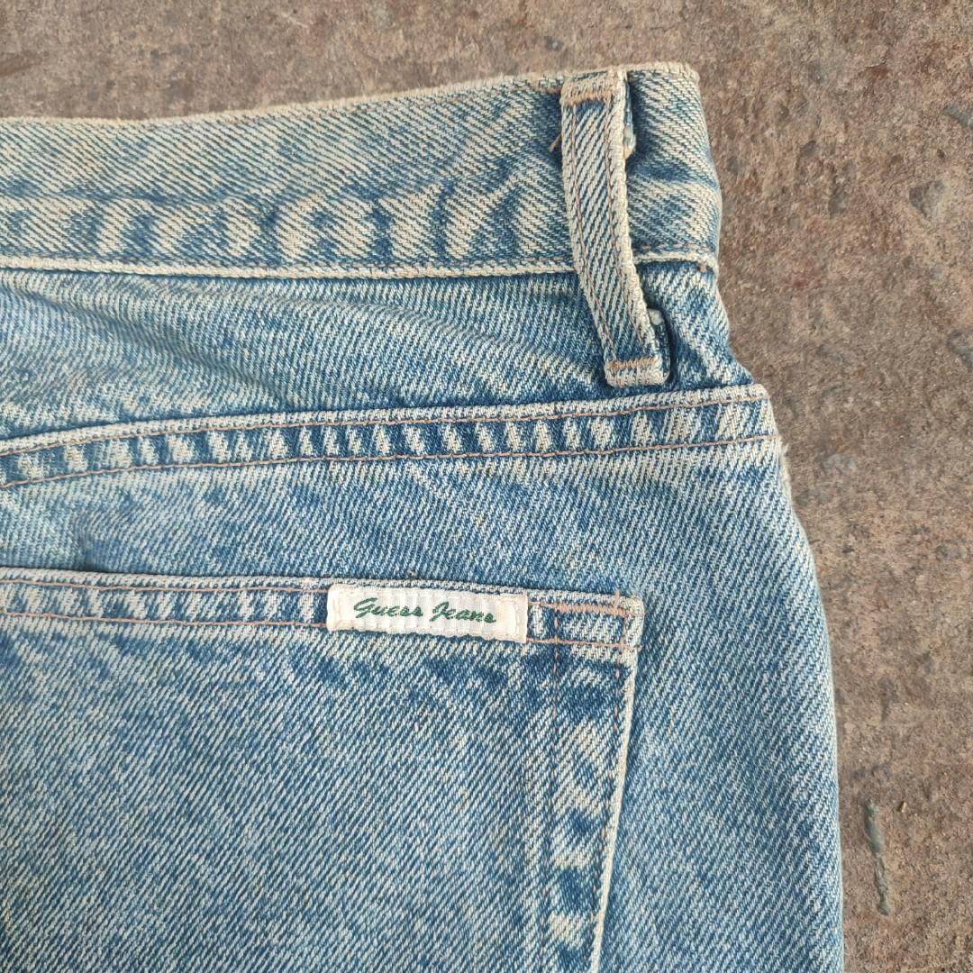 VINTAGE GUESS GEANS DENIM PANTS, Men's Fashion, Bottoms, Jeans on Carousell
