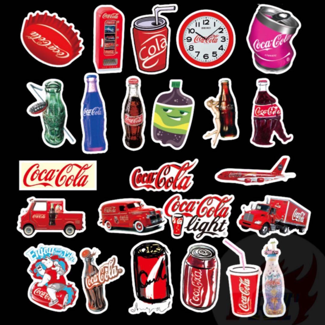 50pcs Coca-Cola Decal Stickers (Glossy), Hobbies & Toys, Stationery ...