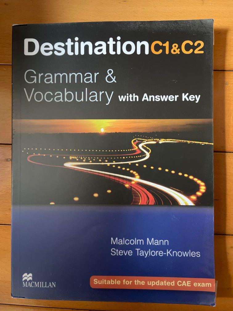 destination c1&c2 grammar and vocabulary with answer key, 興趣及遊戲, 書本 & 文具, 教科書 - Carousell