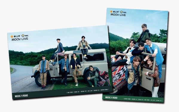 MOOV Live Mirror 六子poster (一套兩張), 興趣及遊戲, 收藏品及紀念品, 明星周邊 - Carousell