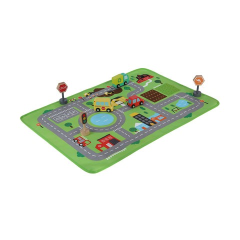 Anko Fabric Mat Town Playset / Anko Wooden Playset, Hobbies & Toys ...