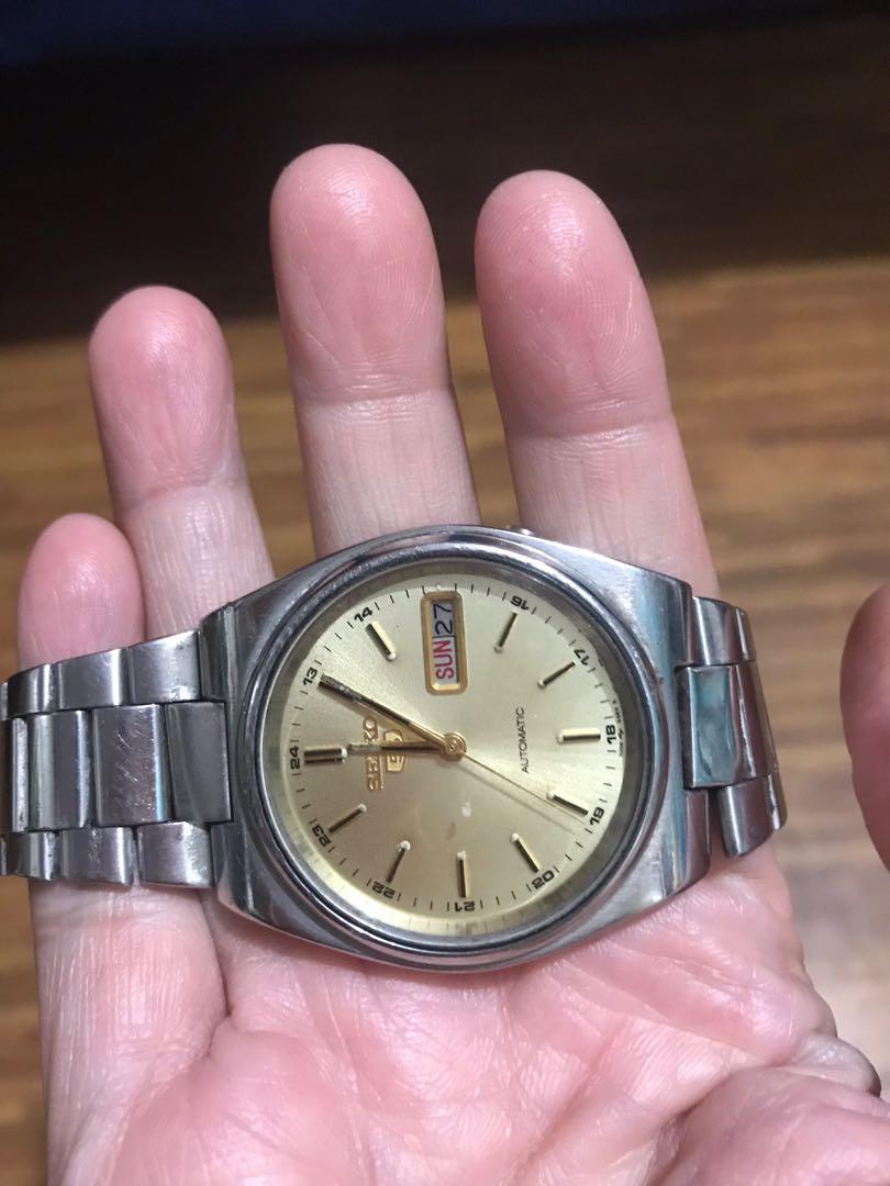Authentic Seiko 5 Automatic Mens Watch, Men's Fashion, Watches ...