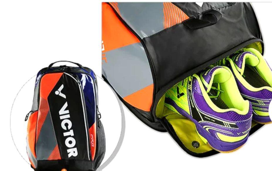 Authentic Victor Badminton Racket backpack /bag, Sports Equipment ...
