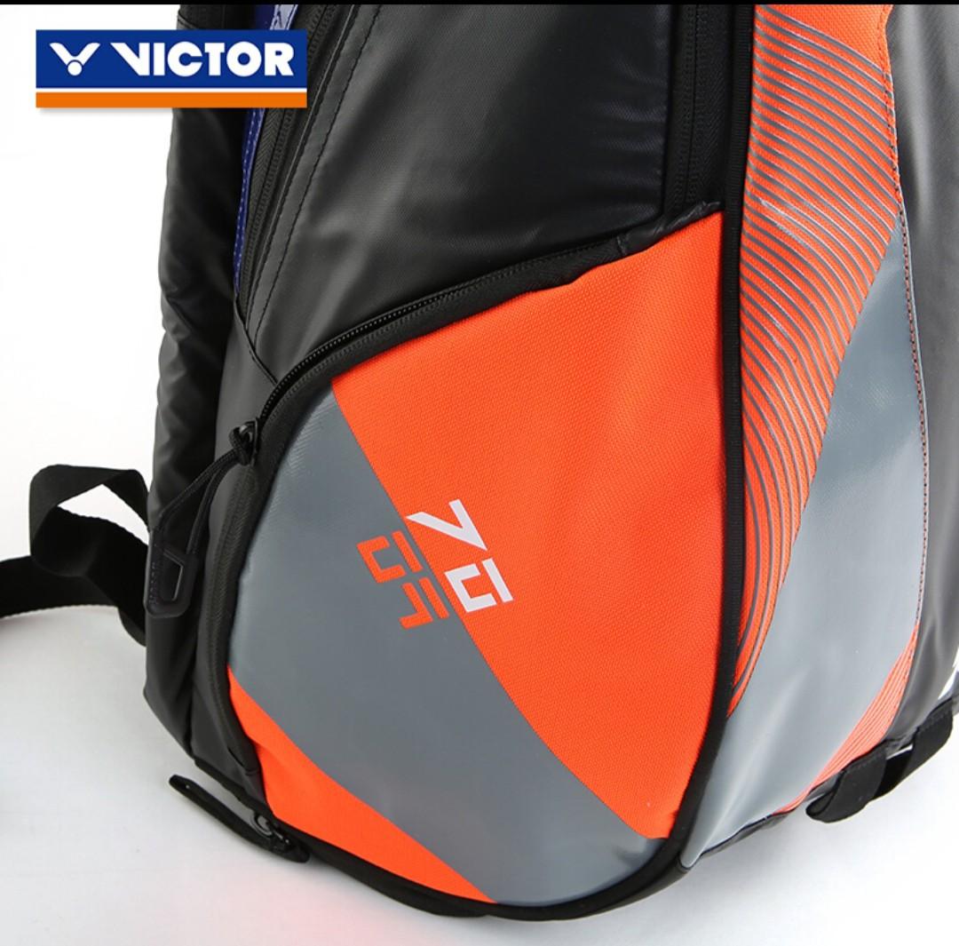 Authentic Victor Badminton Racket backpack /bag, Sports Equipment ...