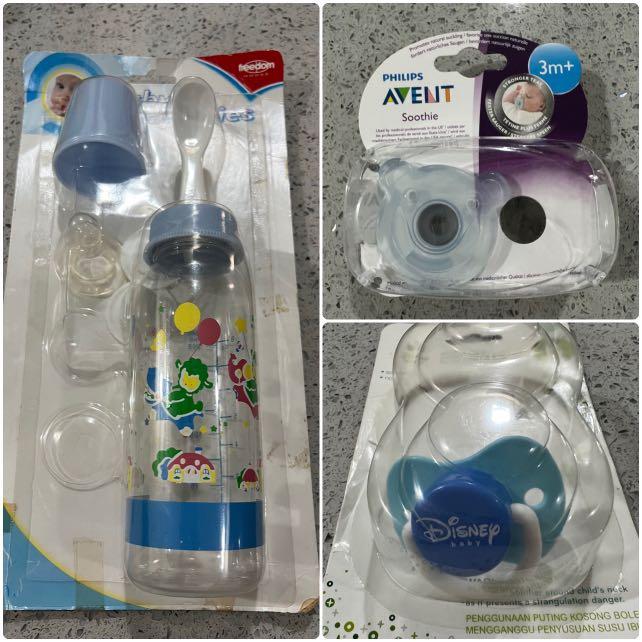 Avent and Disney pacifier, Babies & Kids, Nursing & Feeding, Soothers ...