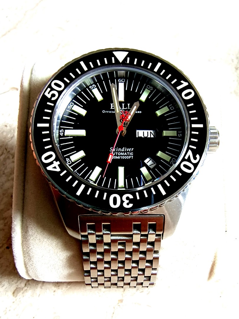 Ball Engineer Master II Skin Diver DM2108A-SJ-BK Automatic watch ...