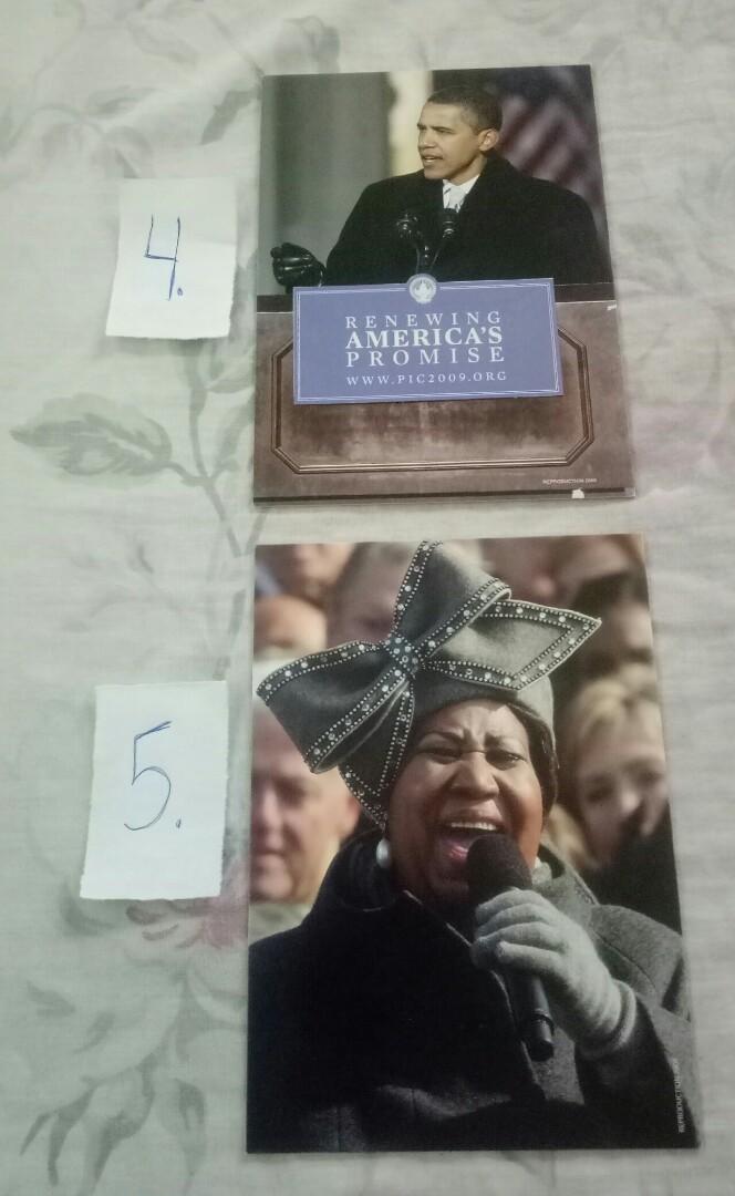 Barack Obama Inauguration Postcards, Hobbies & Toys, Memorabilia ...