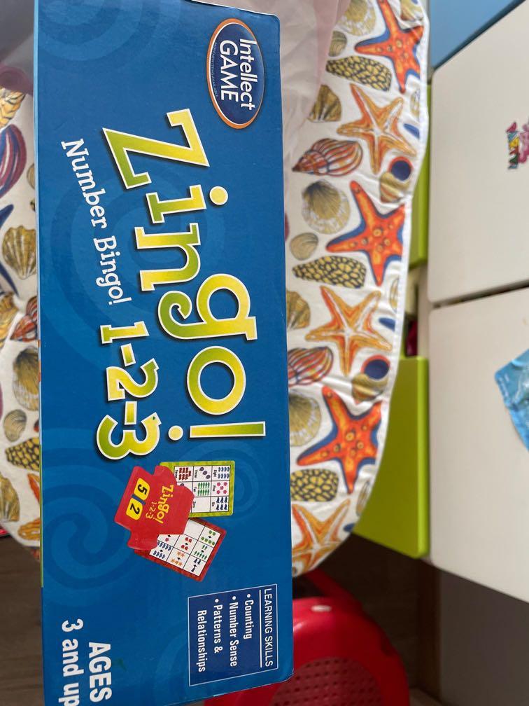 Bingo Game - learning numbers, Hobbies & Toys, Toys & Games on Carousell