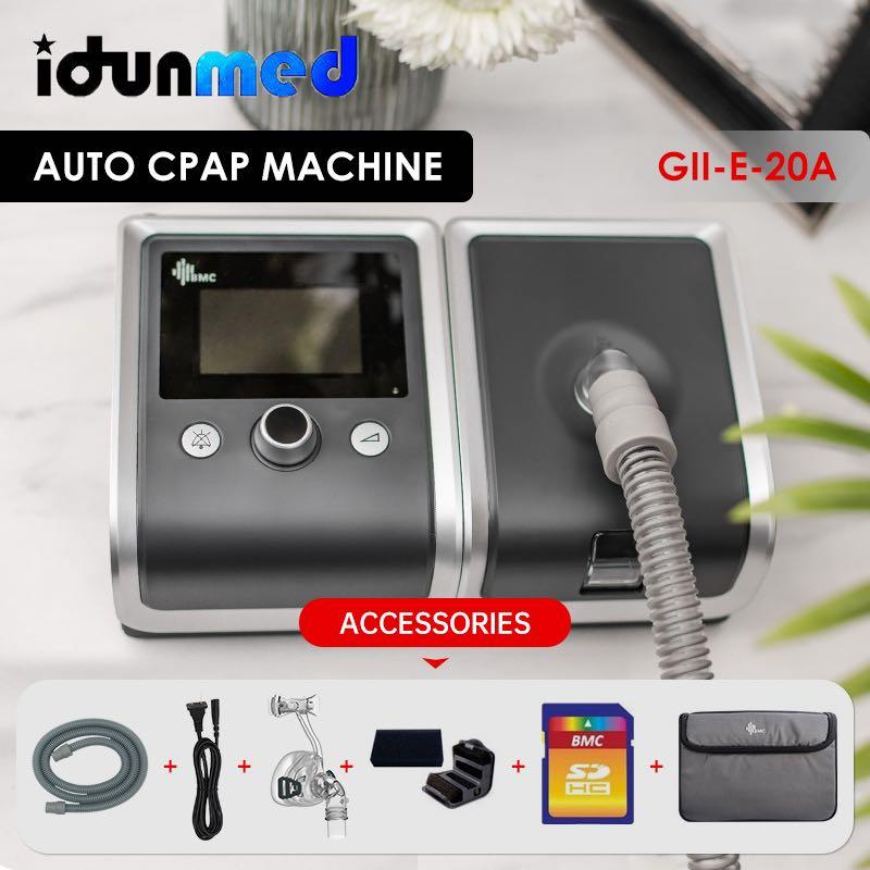 BMC Portable GII Auto CPAP Machine with large Full Face Mask (L ...
