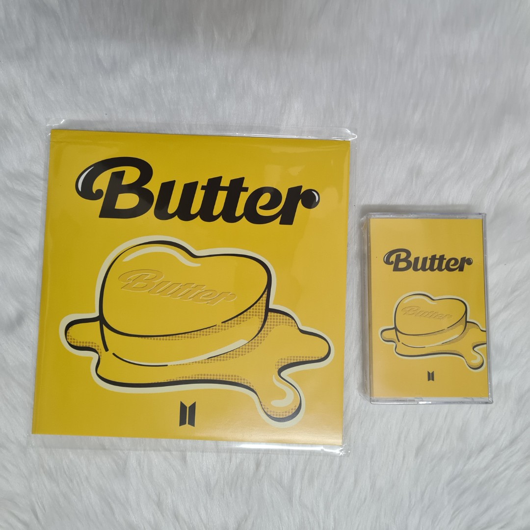 BTS BUTTER VINYL AND CASSETTE, Hobbies & Toys, Memorabilia ...