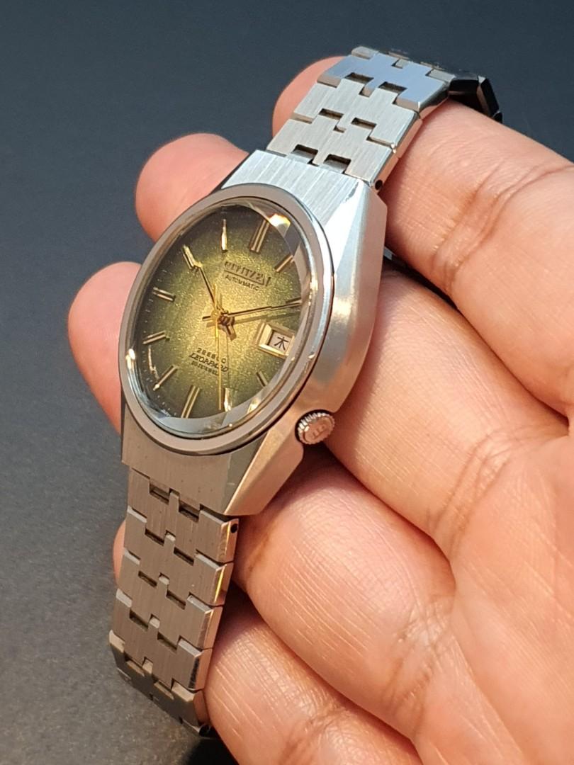 Citizen Leopard Vintage Golden Green Sand Dial (clean, rare), Men's ...