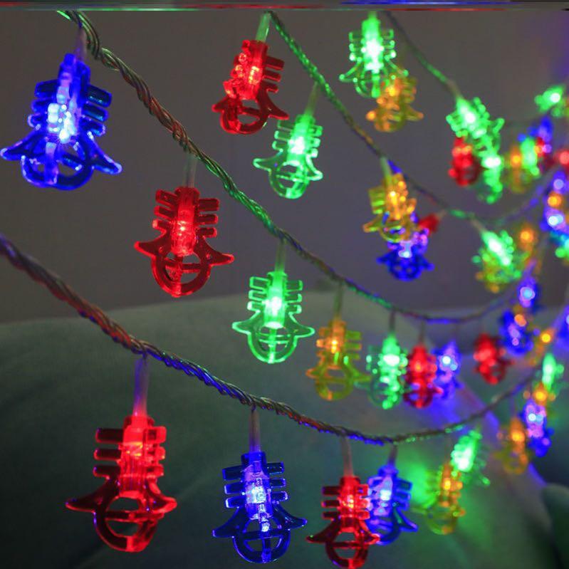 CNY 2022 Chinese New Year 3D Chun Decoration String Light (Battery ...