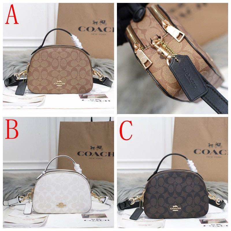 Coach Serena Satchel Sling Bag in Signature Canvas, Women's Fashion ...