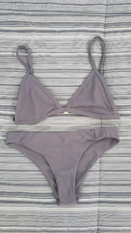 COCO & RAE BIKINI GRAY, Women's Fashion, Swimwear, Bikinis & Swimsuits ...