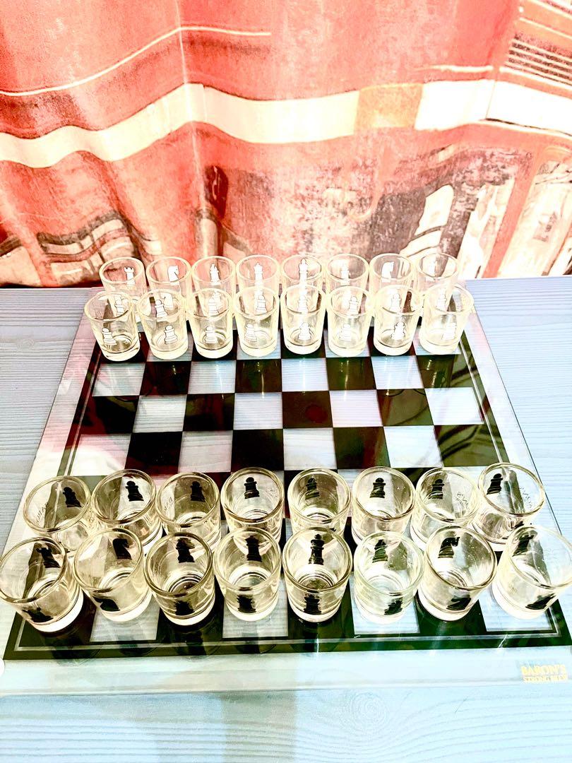 Collectible Glass Checker Set, Hobbies & Toys, Toys & Games on Carousell