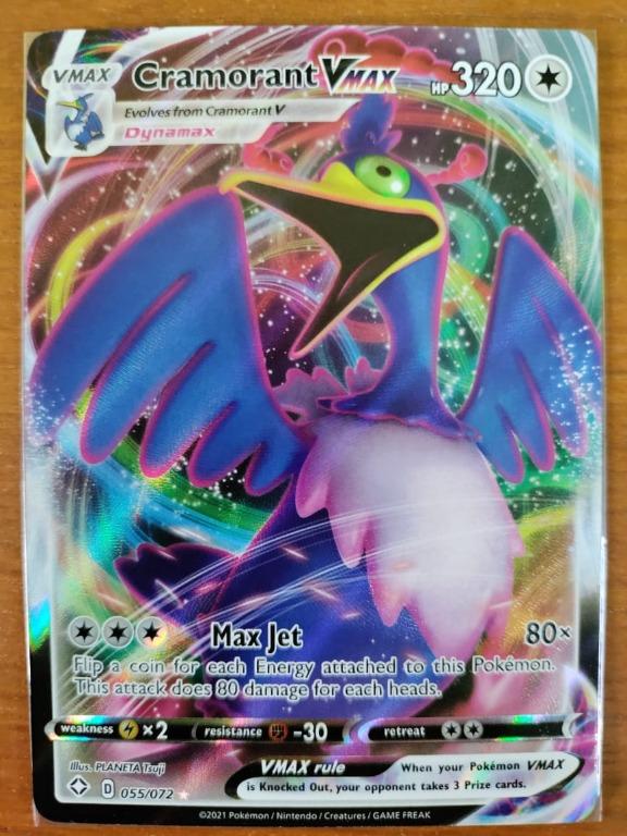 Cramorant VMAX #55 Pokemon Shining Fates, Hobbies & Toys, Toys & Games ...