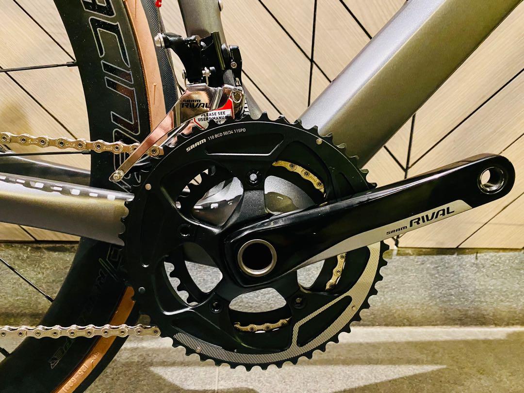 Cyclone Pro Full Carbon Frame, Fork and Rim with SRAM Rival 22S ...