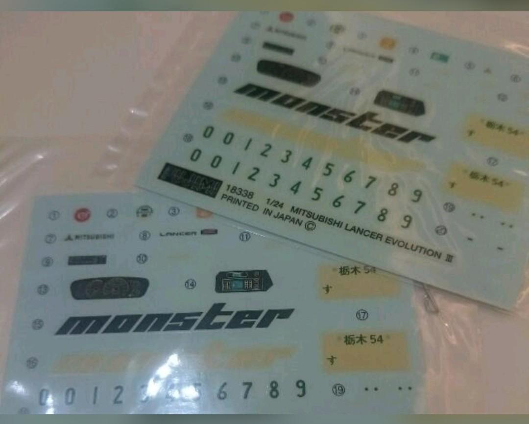 Decals Plastic Modeling Or Diecast Car, Hobbies & Toys, Toys & Games on ...