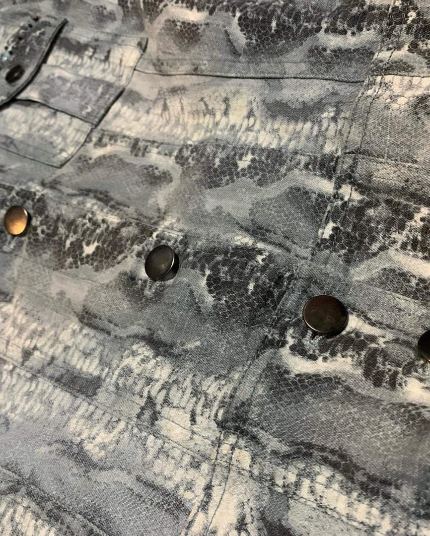 Dior Snake skin denim jacket, Women's Fashion, Coats, Jackets and ...