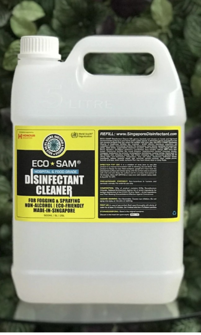 Ecosam Disinfectant Cleaner (NEA APPROVED). http://Wa.me/6592706576 ...