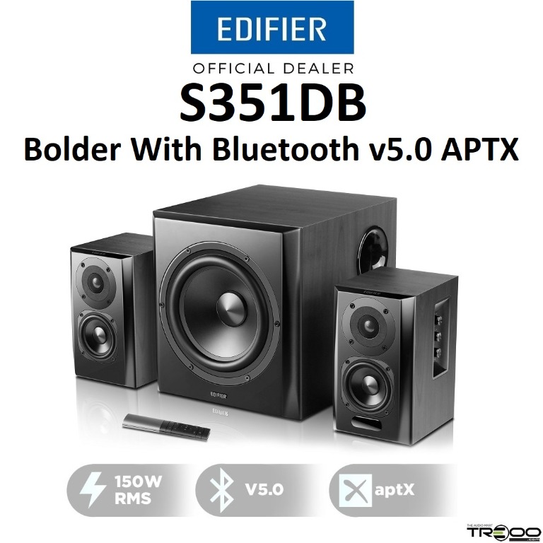[Official] Edifier S351DB Wireless Bluetooth 2.1 Bookshelf Speaker ...