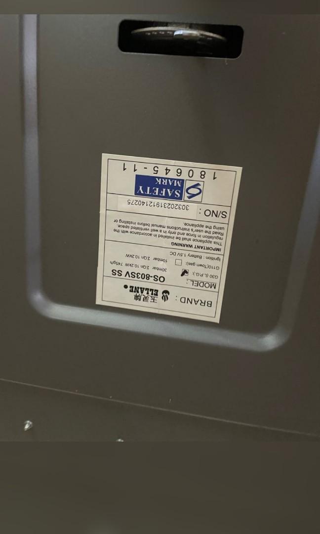 ELLANE gas hob OS-803SV, Furniture & Home Living, Bathroom & Kitchen ...