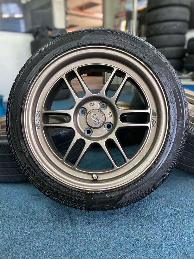 enkei rpf1 16inci wira satria myvi alza swift jazz city, Auto ...