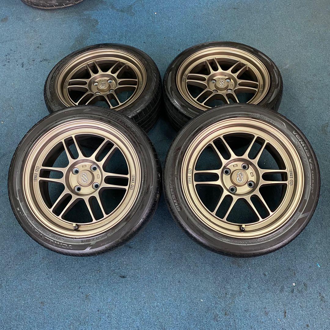 enkei rpf1 16inci wira satria myvi alza swift jazz city, Auto ...