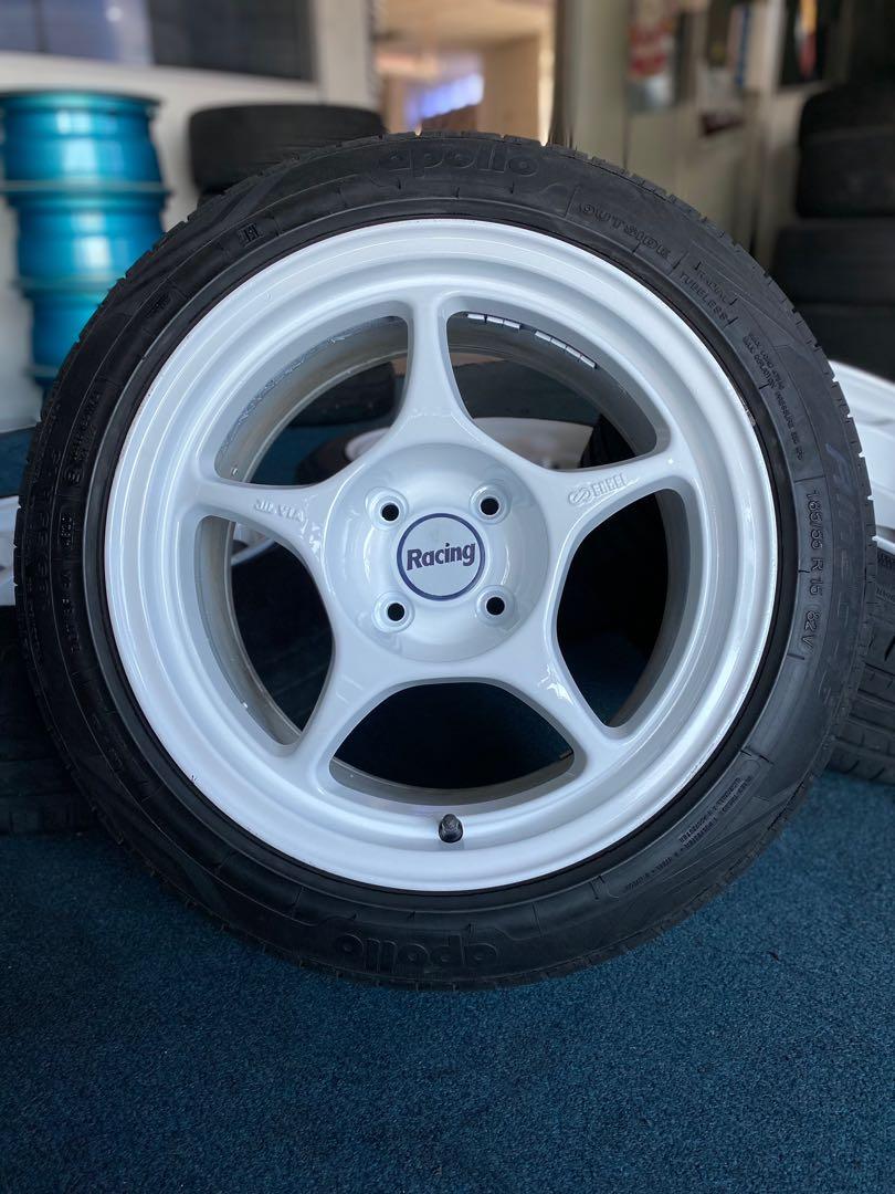 Enkei rpo1 15 8jj et28 4x100 wira satria myvi alza putra, Auto ...