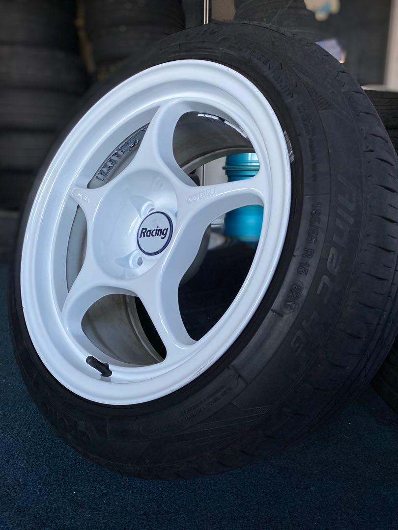Enkei rpo1 15 8jj et28 4x100 wira satria myvi alza putra, Auto ...