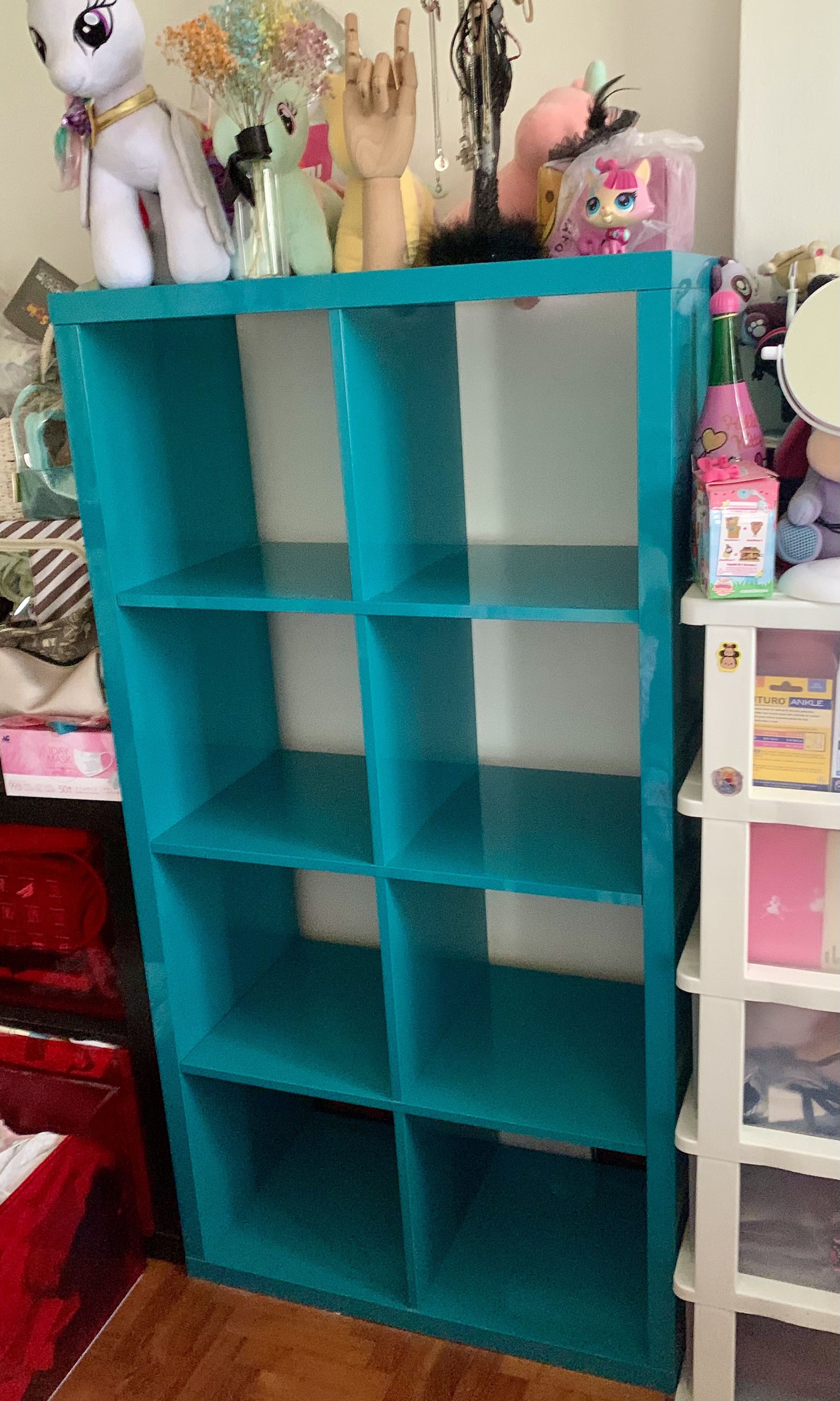 Free Delivery Limited Edition Teal / Turquoise IKEA High Gloss Kallax ...