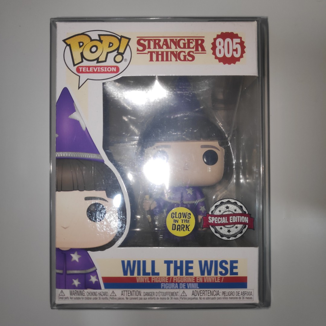 Funko Pop! Stranger Things: Will The Wise GITD SE 805, Hobbies & Toys ...