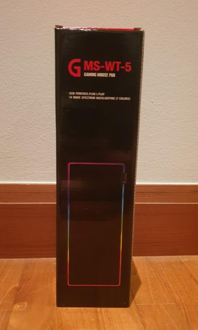GMS-WT-5 RGB mousepad, Computers & Tech, Parts & Accessories, Mouse & Mousepads on Carousell