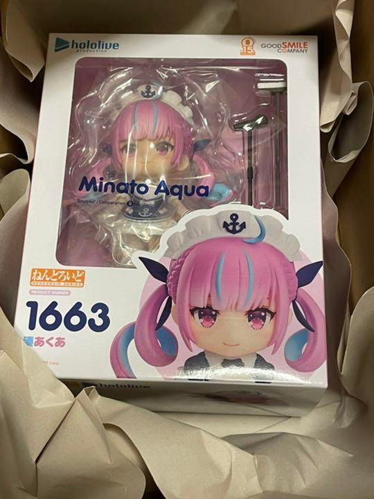 [現貨] GSC 黏土人 1663 湊阿庫婭 hololive 湊あくあ, 興趣及遊戲, 玩具 & 遊戲類 - Carousell