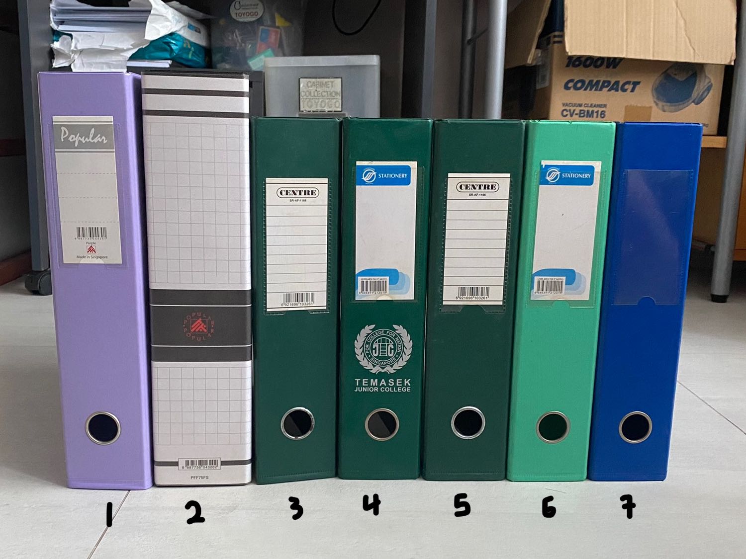 Hard Cover Ring File Folder A4, Hobbies & Toys, Stationery & Craft ...