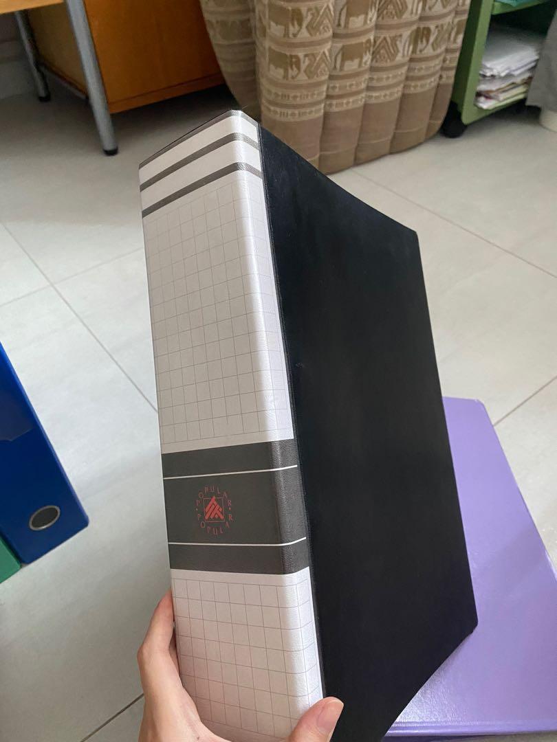 Hard Cover Ring File Folder A4, Hobbies & Toys, Stationery & Craft ...