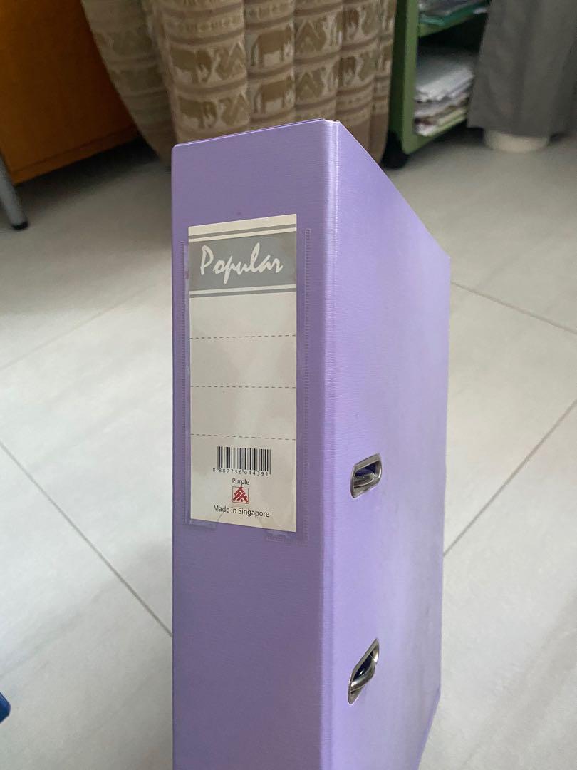 Hard Cover Ring File Folder A4, Hobbies & Toys, Stationery & Craft ...