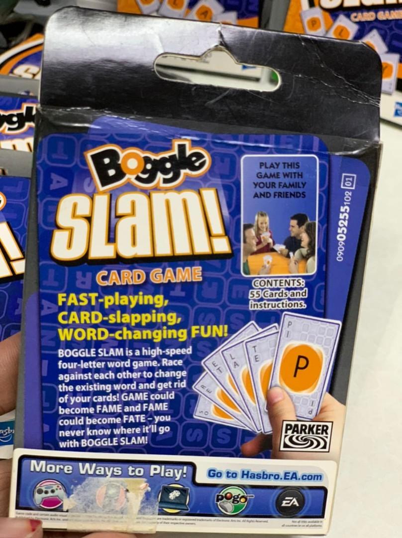Hasbro boggle slam card game, Hobbies & Toys, Toys & Games on Carousell