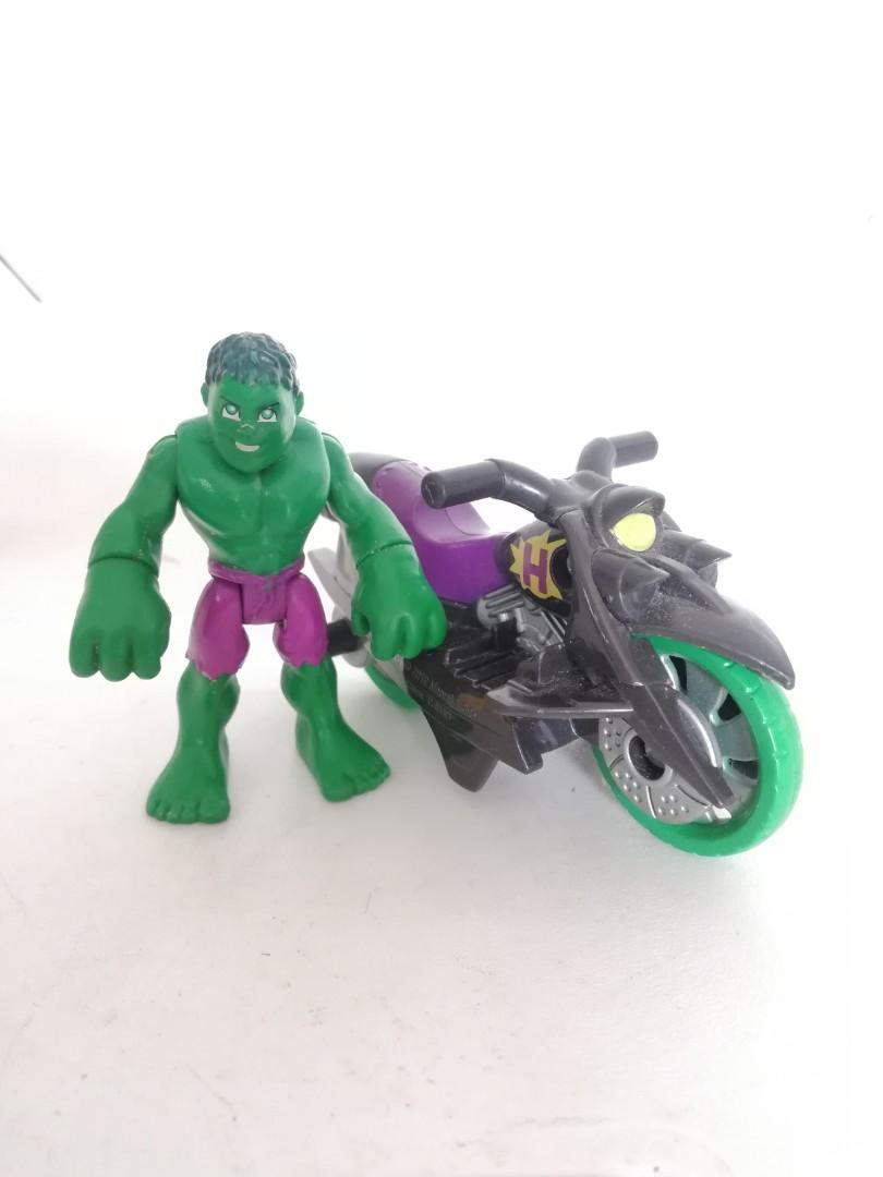 Hasbro Hulk with Motorcycle, Hobbies & Toys, Toys & Games on Carousell