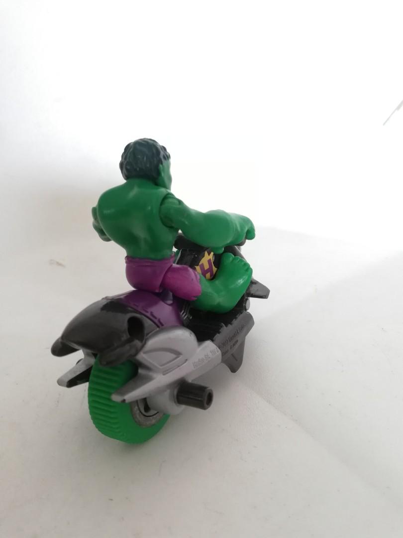 Hasbro Hulk with Motorcycle, Hobbies & Toys, Toys & Games on Carousell